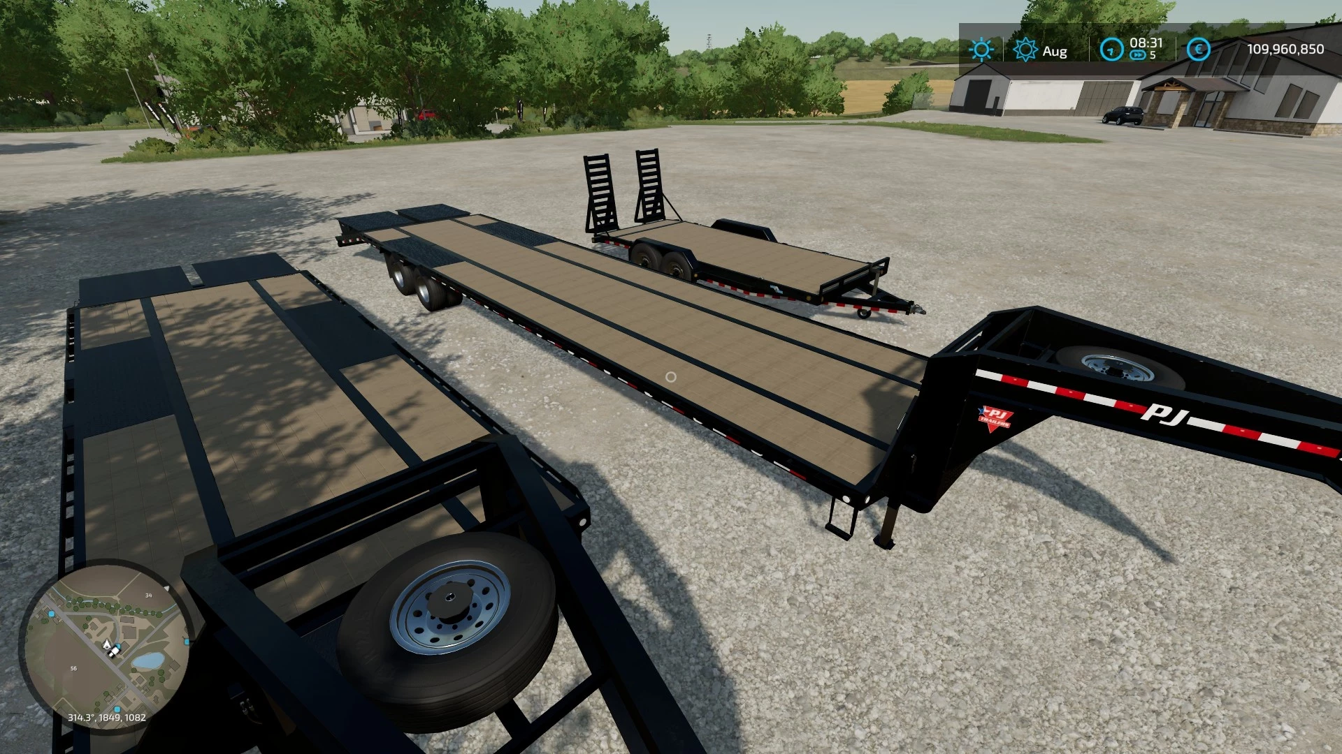 PJ Gooseneck Trailer FS22 Mod Mod For Farming Simulator 22, 51% OFF