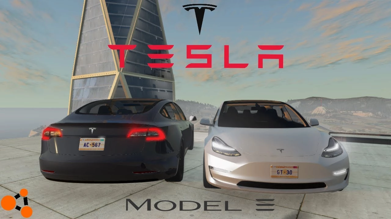 TESLA MODEL 3 1 - BeamNG.drive