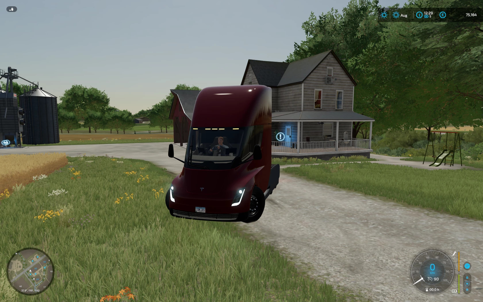 EDM Fs22 Tesla Semi Truck v 1.0 - FS 22