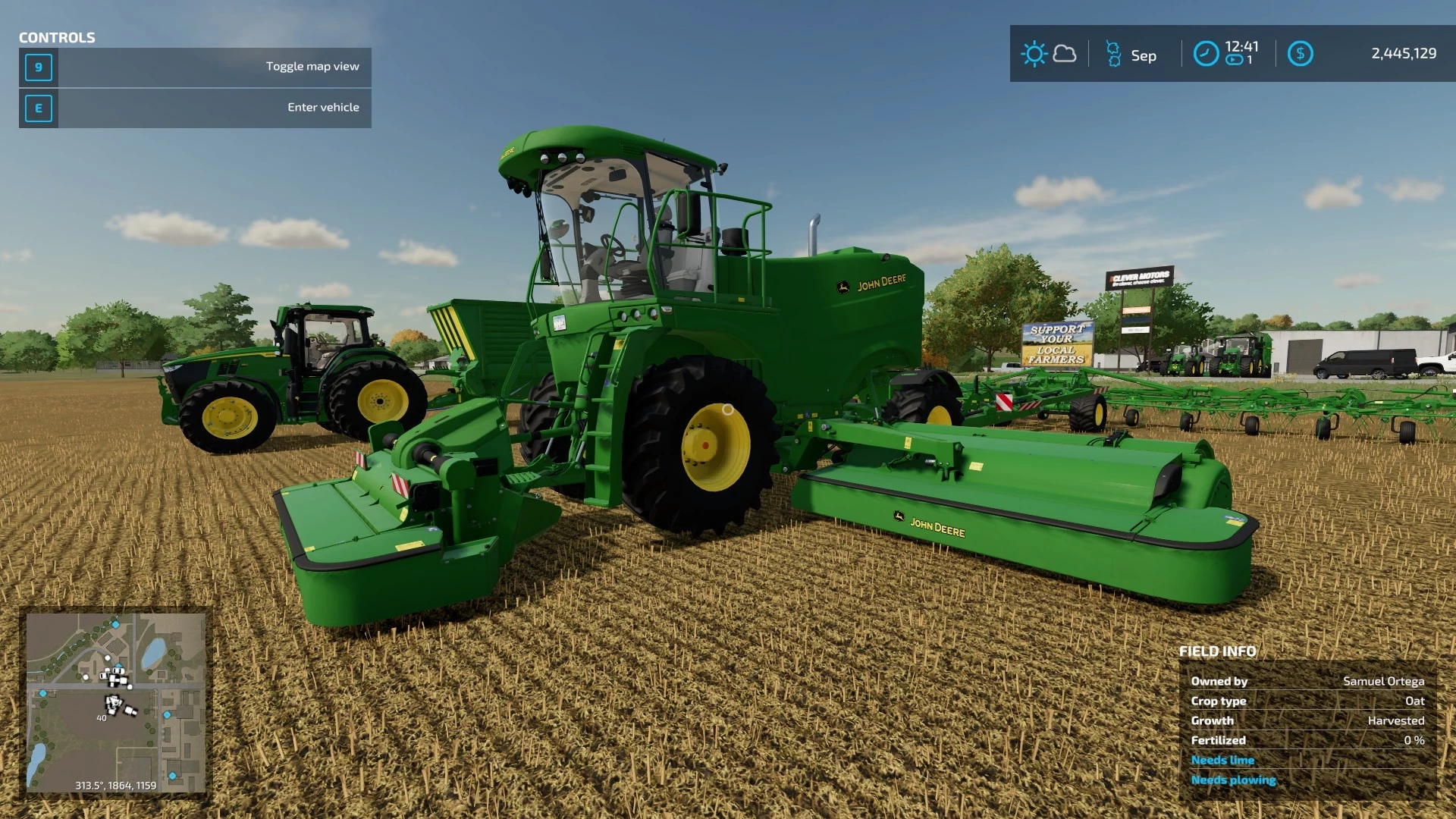 John Deere Big M 450 Mower v 1.0 - FS 22