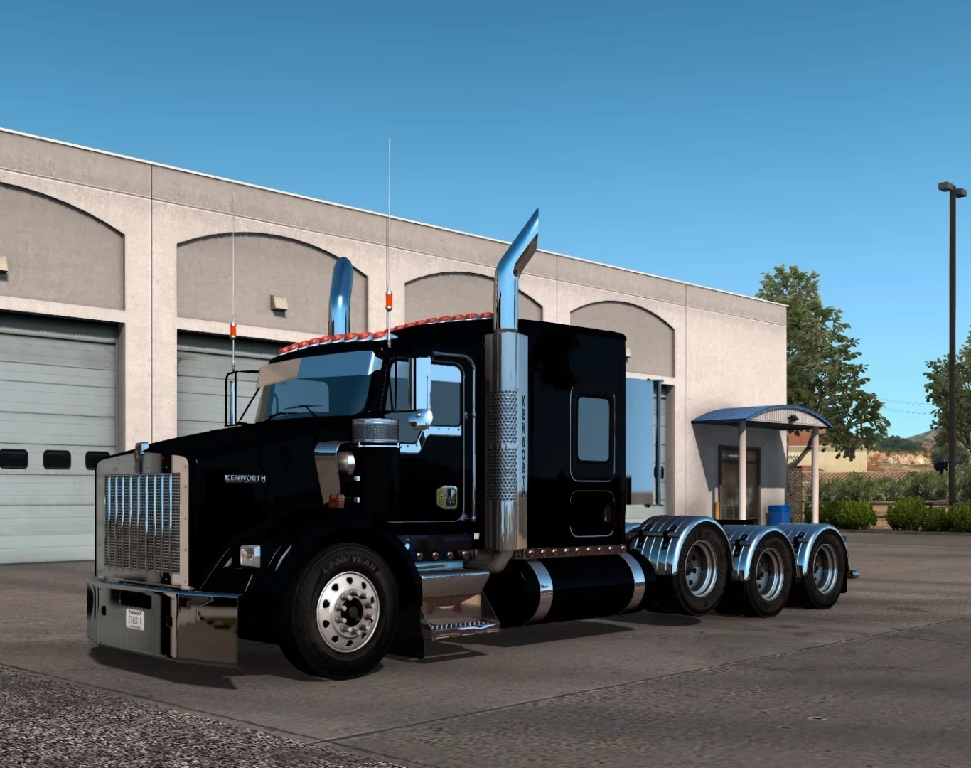 Kenworth t800 wide/high/hood 1.43 - ATS