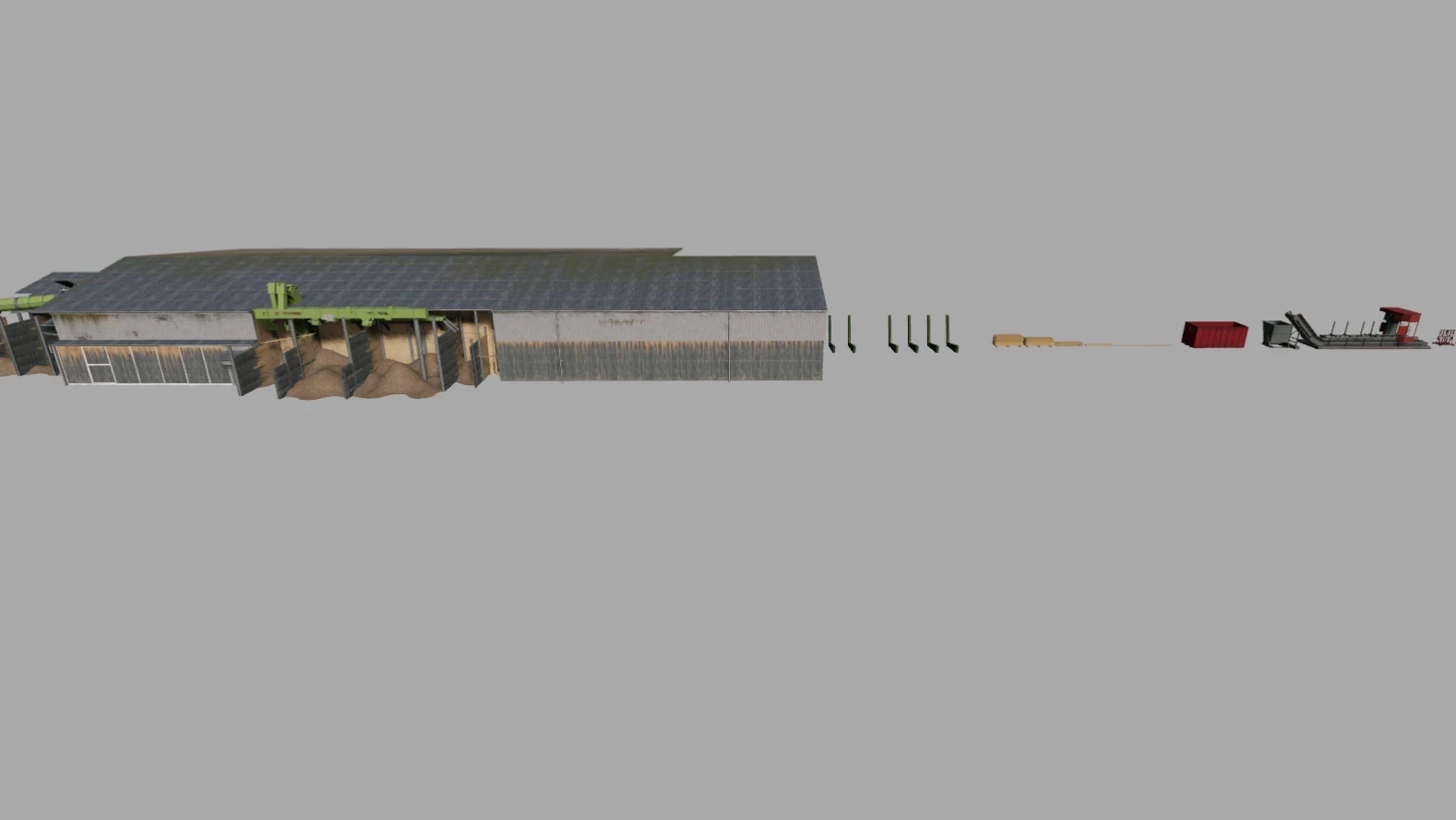 Sawmill Deco Pack (PREFAB) v 1.0 - FS 22