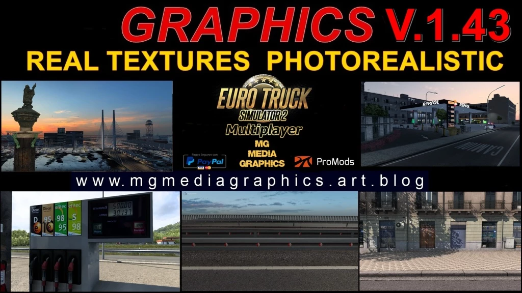 REAL TEXTURES PHOTOREALISTIC V.1.43 ETS 2 v.1.43 - ETS 2