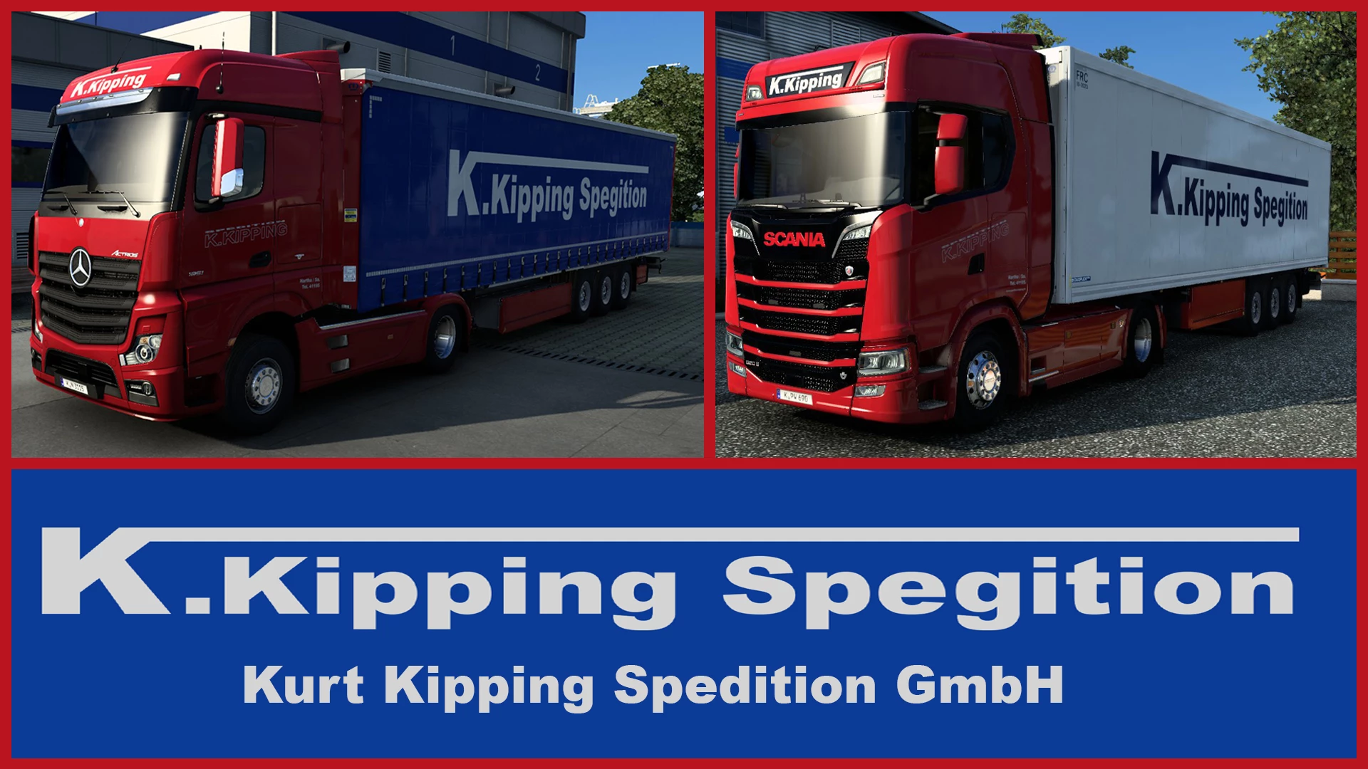Skin pack K.Kipping Spedition 1.0 - ETS 2