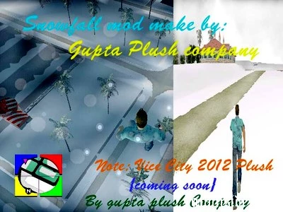 Snowfall in Vice City - GTA: Vice City