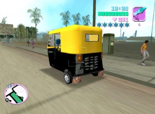 Realistic Indian Rickshaw for GTA VC - GTA: Vice City