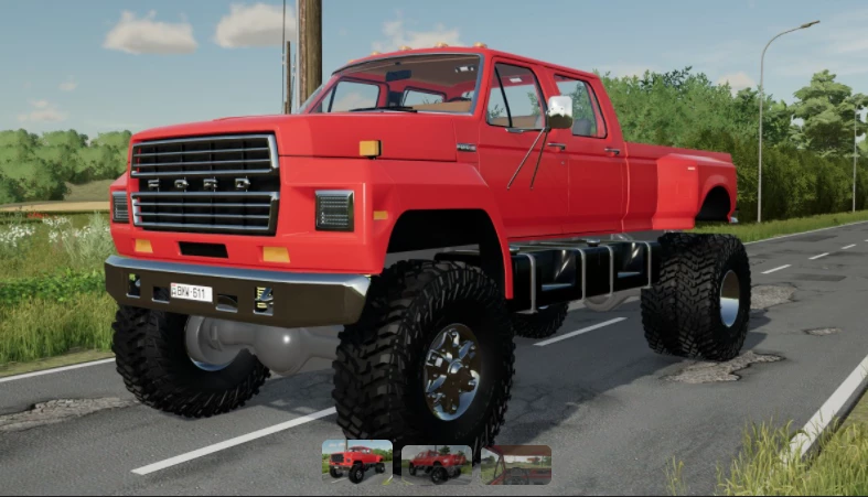Ford F800 Crew Cab Dually 1.0 - FS 22