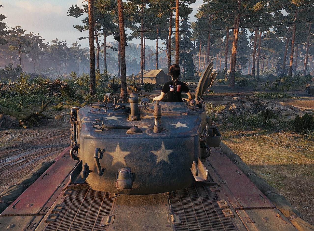 T26E5 (and Patriot) Remodel "Commander AF" 0.9b - WoT