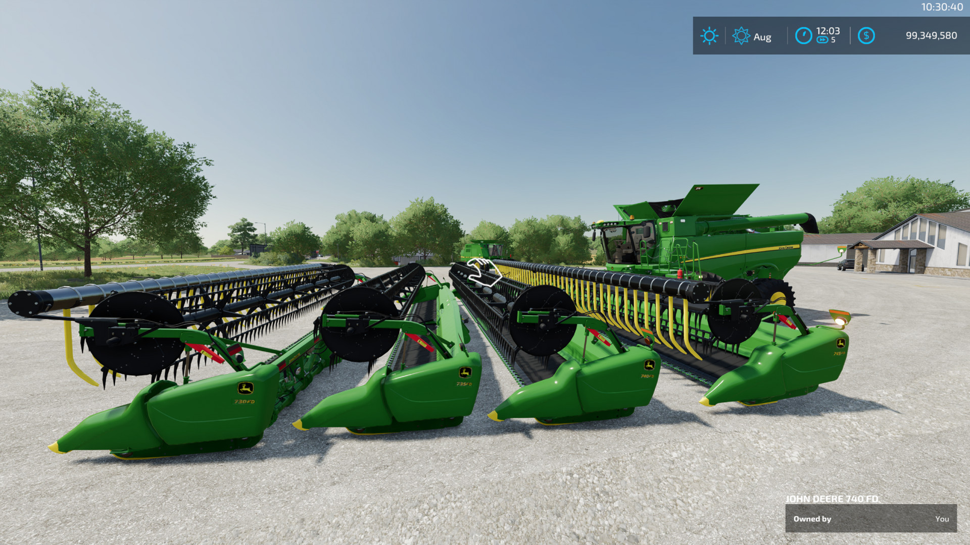 FS22 John Deere 700FD air reel header pack 1.0.0.0 - FS 22