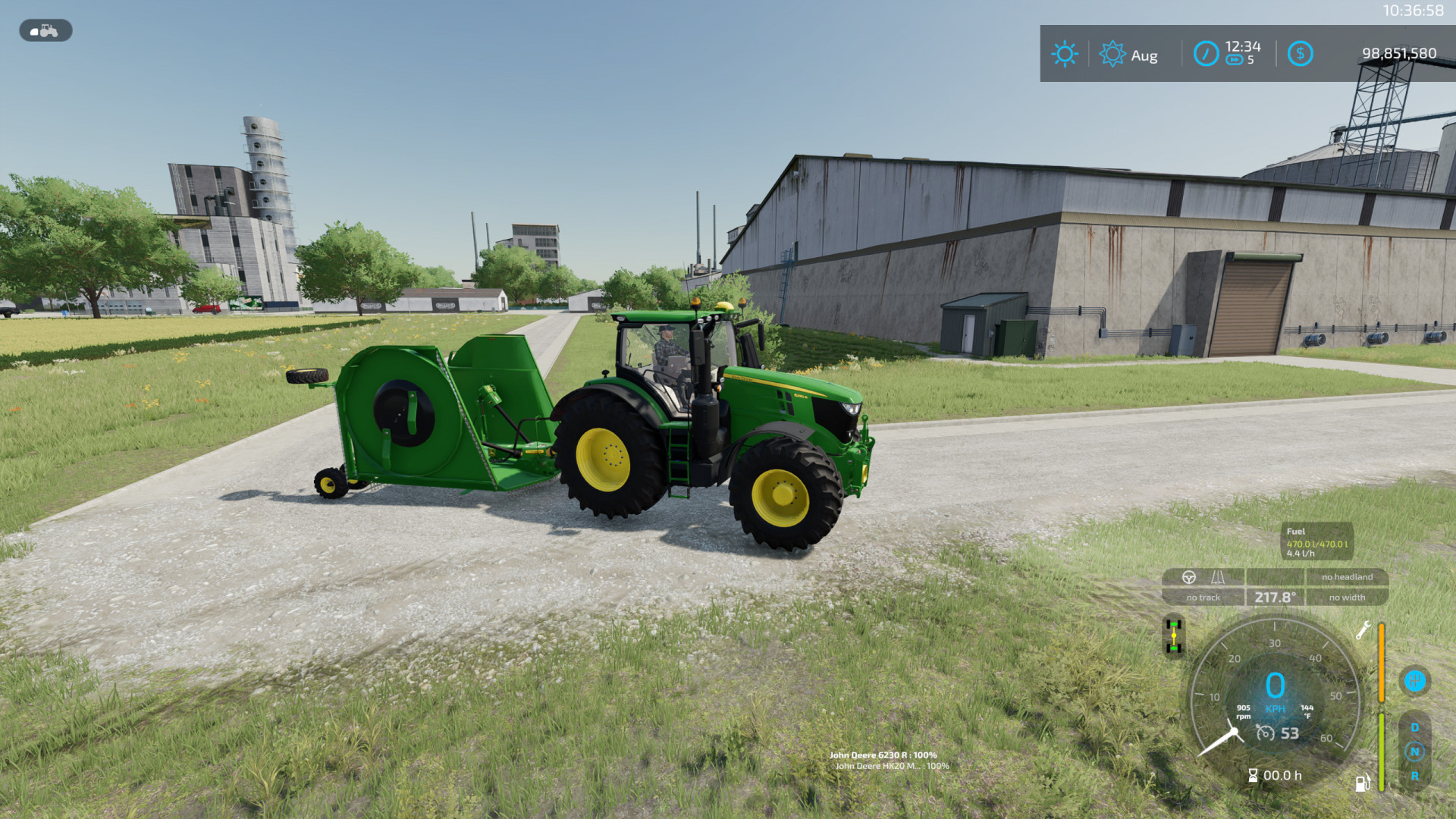 John Deere HX20 Batwing Mower/Mulcher Pack 1.0.0.0 - FS 22