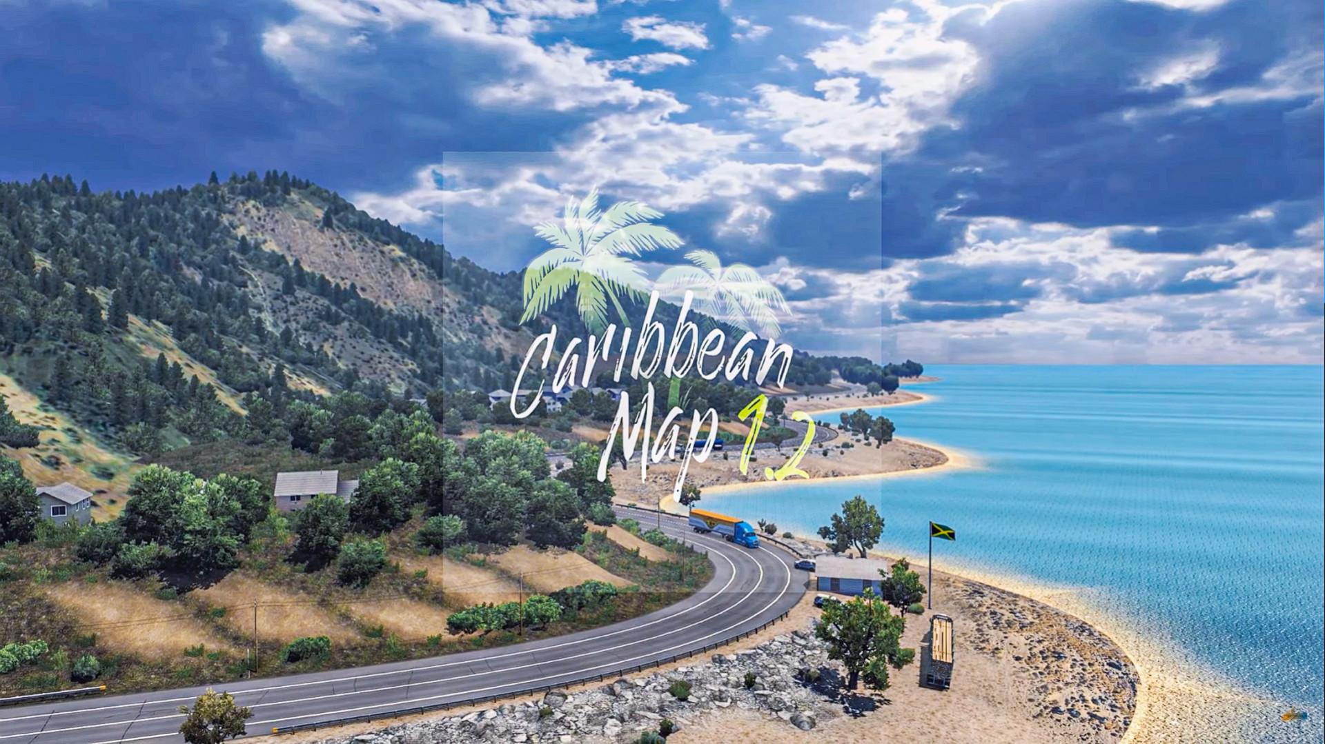 Caribbean Map v1.2 Cuba,Jamaica,Venezuela,Bahamas,Puerto Rico - ATS 1. ...