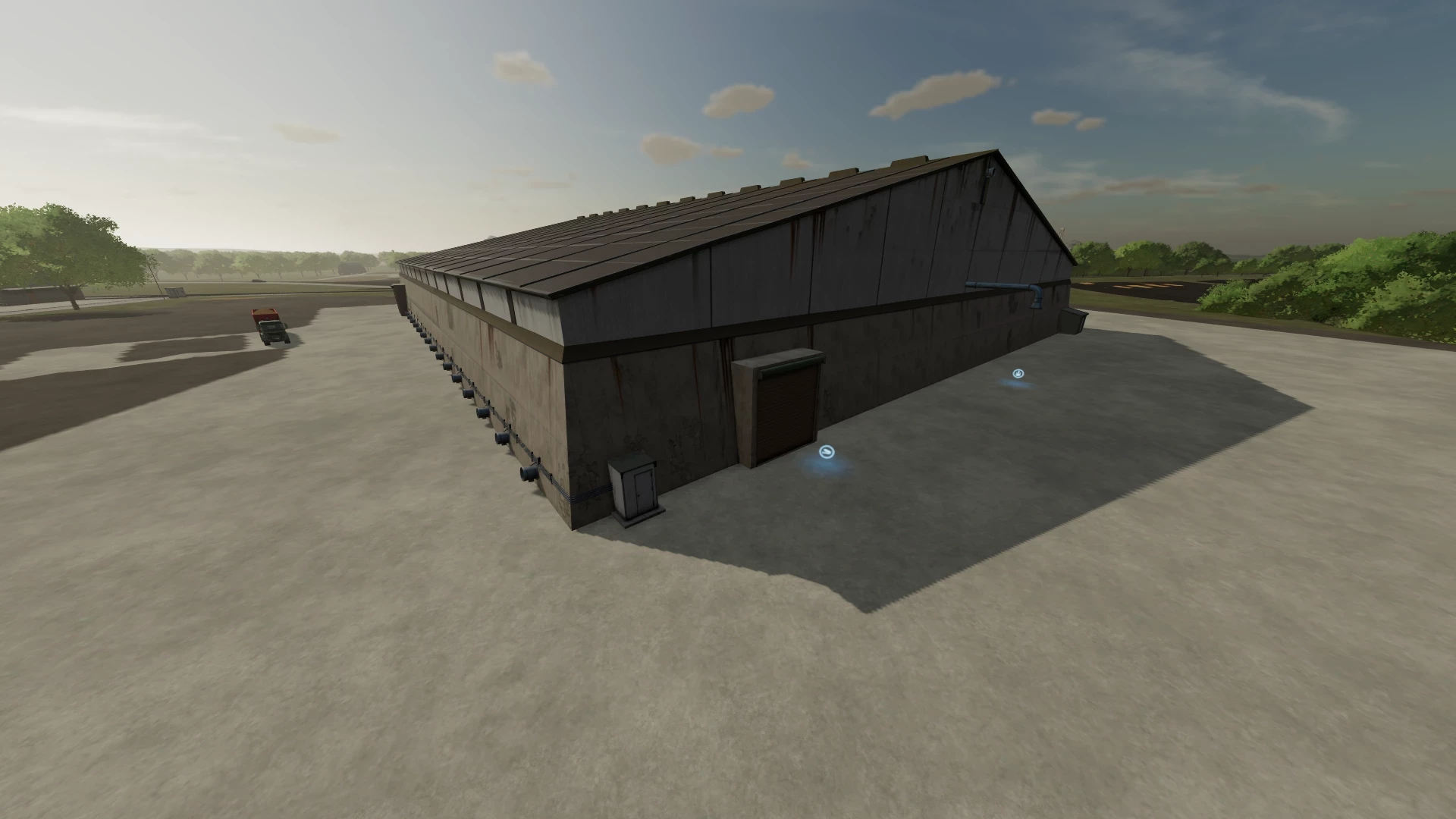 Bale Storage With Shredder v 1.0 - FS 22