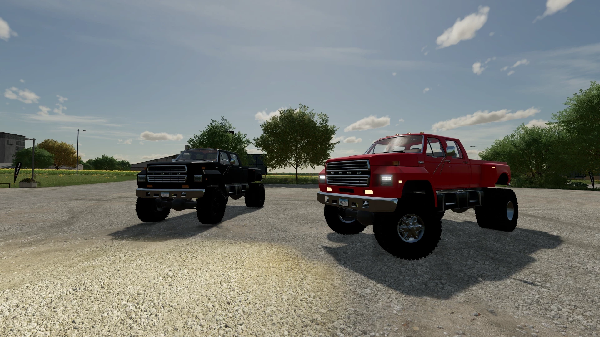 fs22 ford f800 crewcab dually - FS 22
