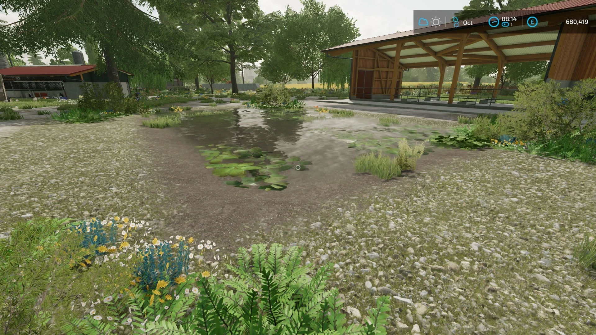FS22 Small Placeable Pond v 1.0 - FS 22