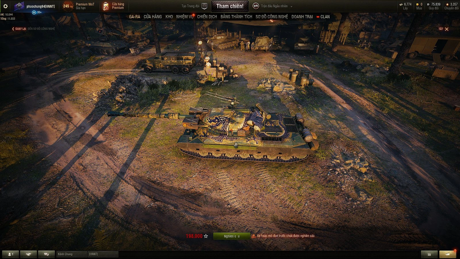 WZ-111 model 5A - Skin3D (The Last Dragon) 1.11.0.0 - WoT