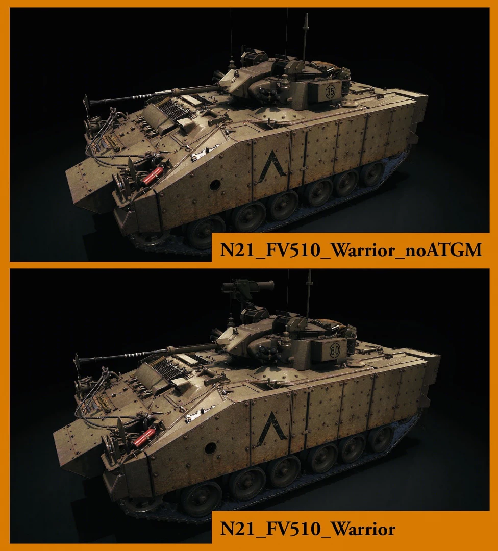 [replaceAnyTank] FV 510 Warrior IFV from WT 1.0 - WoT