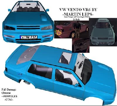 VW VENTO VR 6 - GTA: Vice City