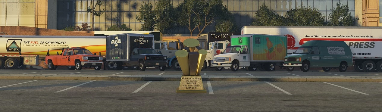 FICTIONAL TRUCKING AND SERVICE SKIN PACK 2.4 - BeamNG.drive