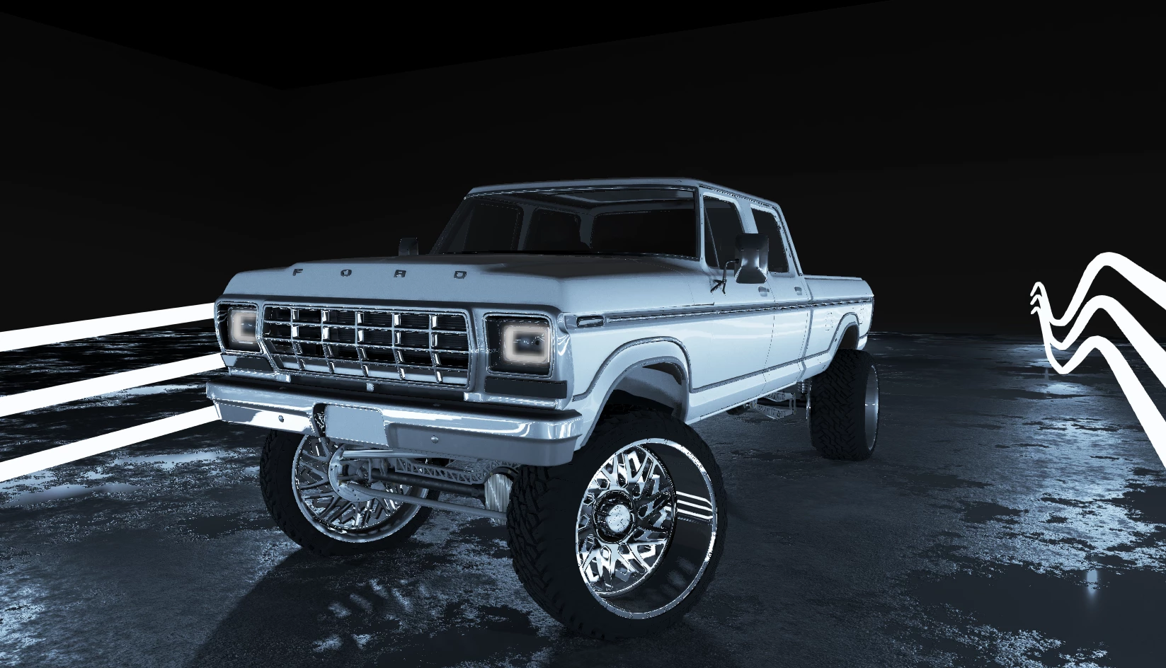 BNDTZ-WORKS 78 Ford F-100 crewcab 0.23.x - BeamNG.drive