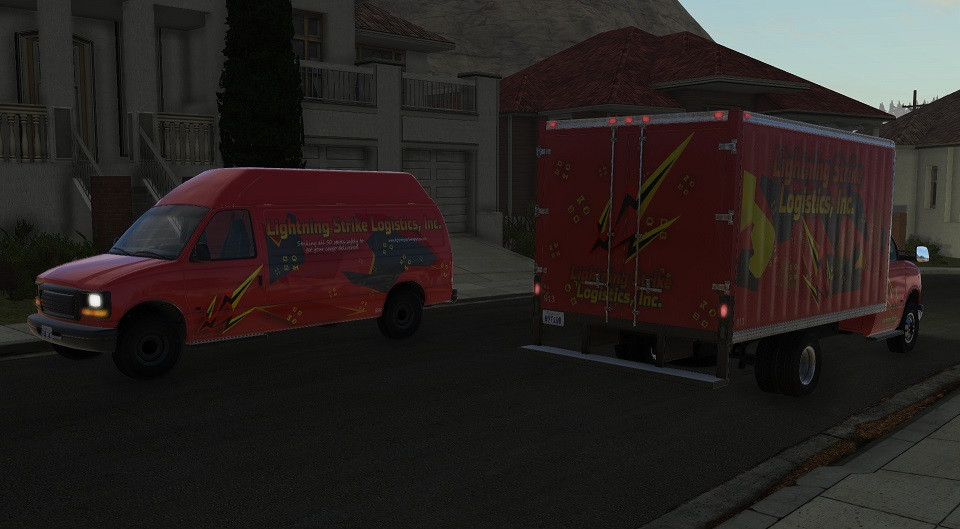 LIGHTNING STRIKE LOGISTICS, INC. SKIN PACK 1.2 - BeamNG.drive