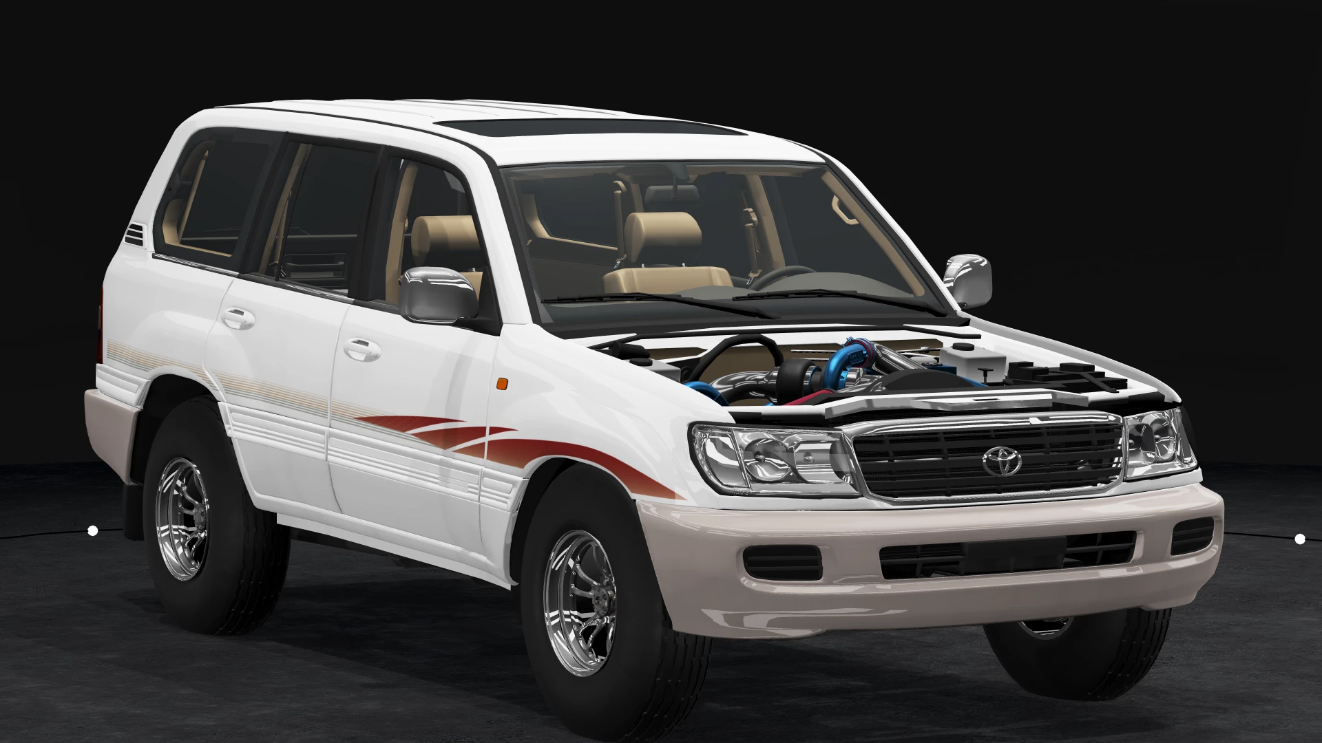 land cruiser engine swap 6.oL v8 powerstroke diesel all - BeamNG.drive