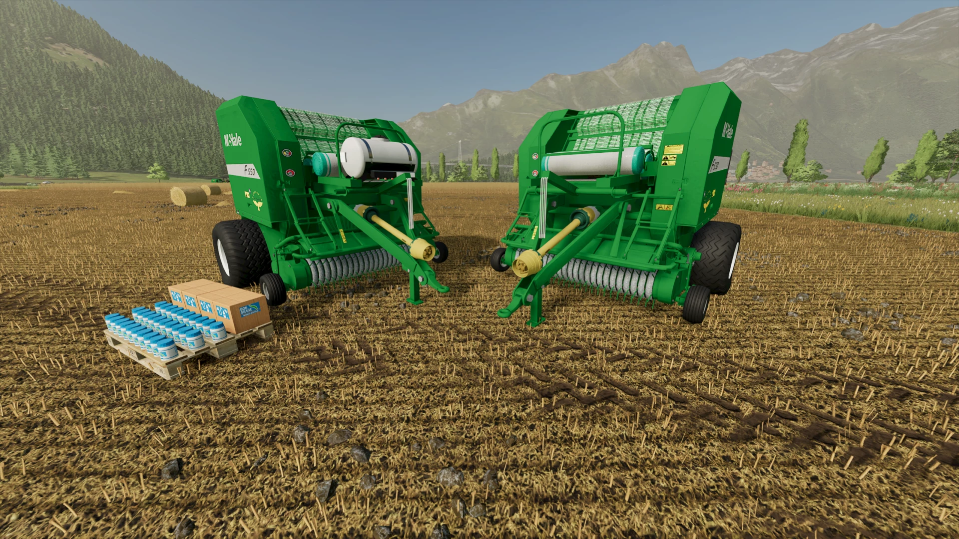 Mc Hale F550 Round Baler Converted 1.0.0.0 - FS 22