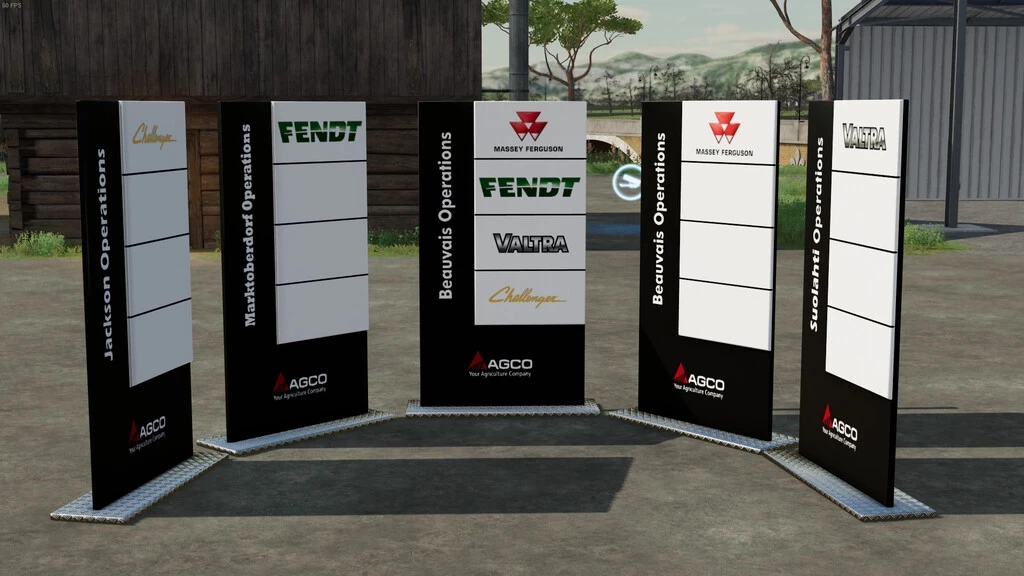 AGCO Dealer Sign Pack v 1.0 - FS 22
