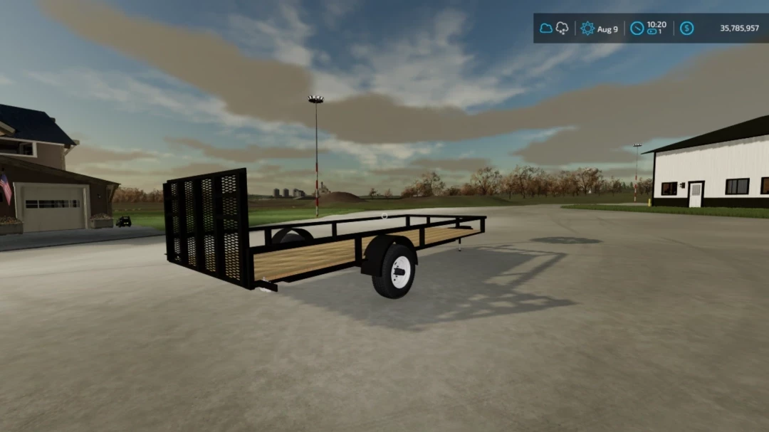 Big Tex Utility Trailer Converted v 1.0 - FS 22