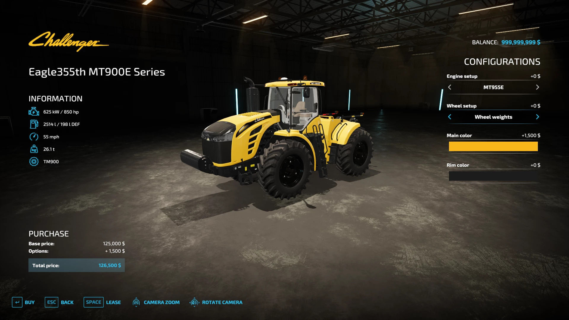 FS22 CHALLENGER MT900E TRACTOR UPDATE v 1.4 - FS 22
