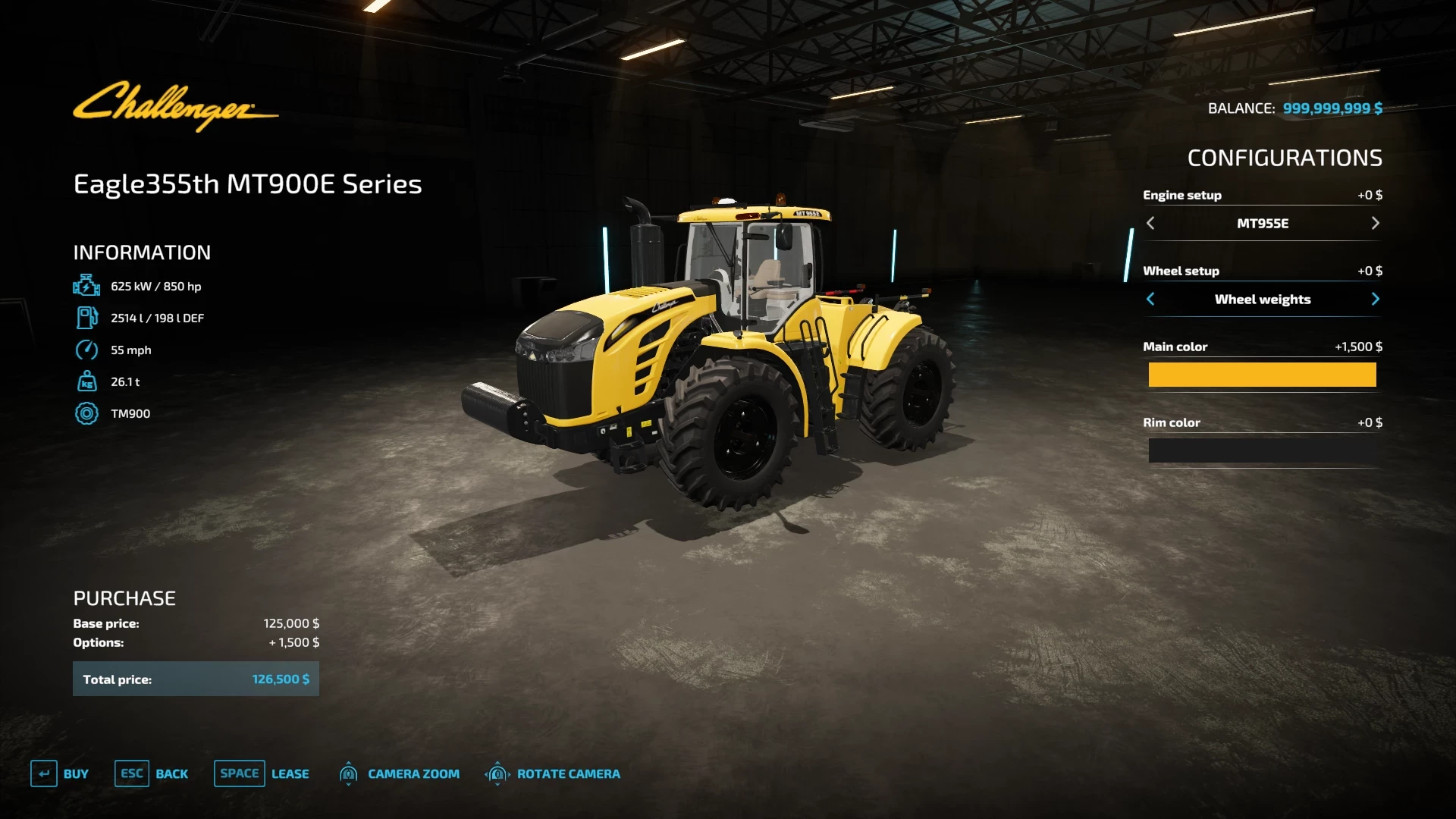 FS22 CHALLENGER MT900E TRACTOR UPDATE v 1.4 - FS 22