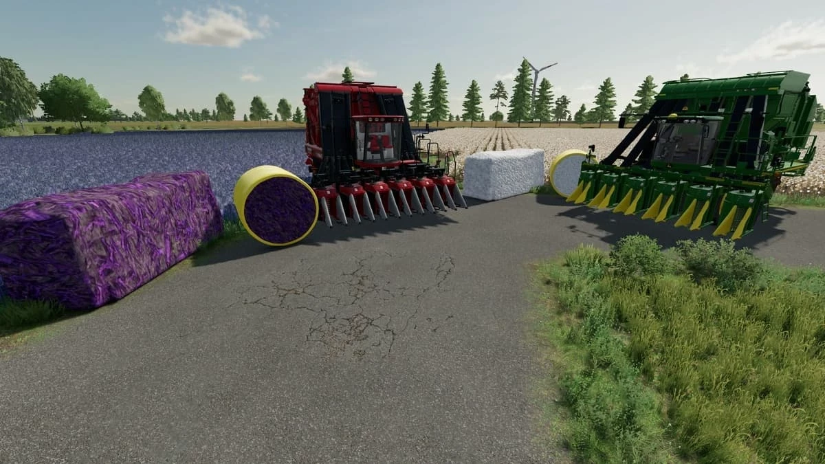 Harvester for Cotton and Lavender v 1.0 - FS 22