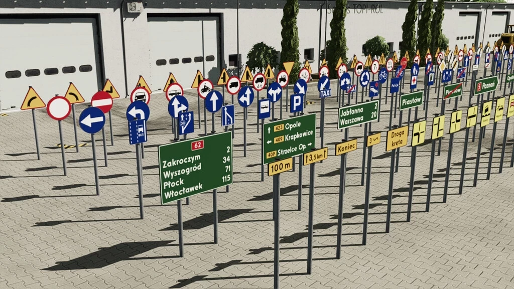 Polish Road Signs v 1.0 - FS 22