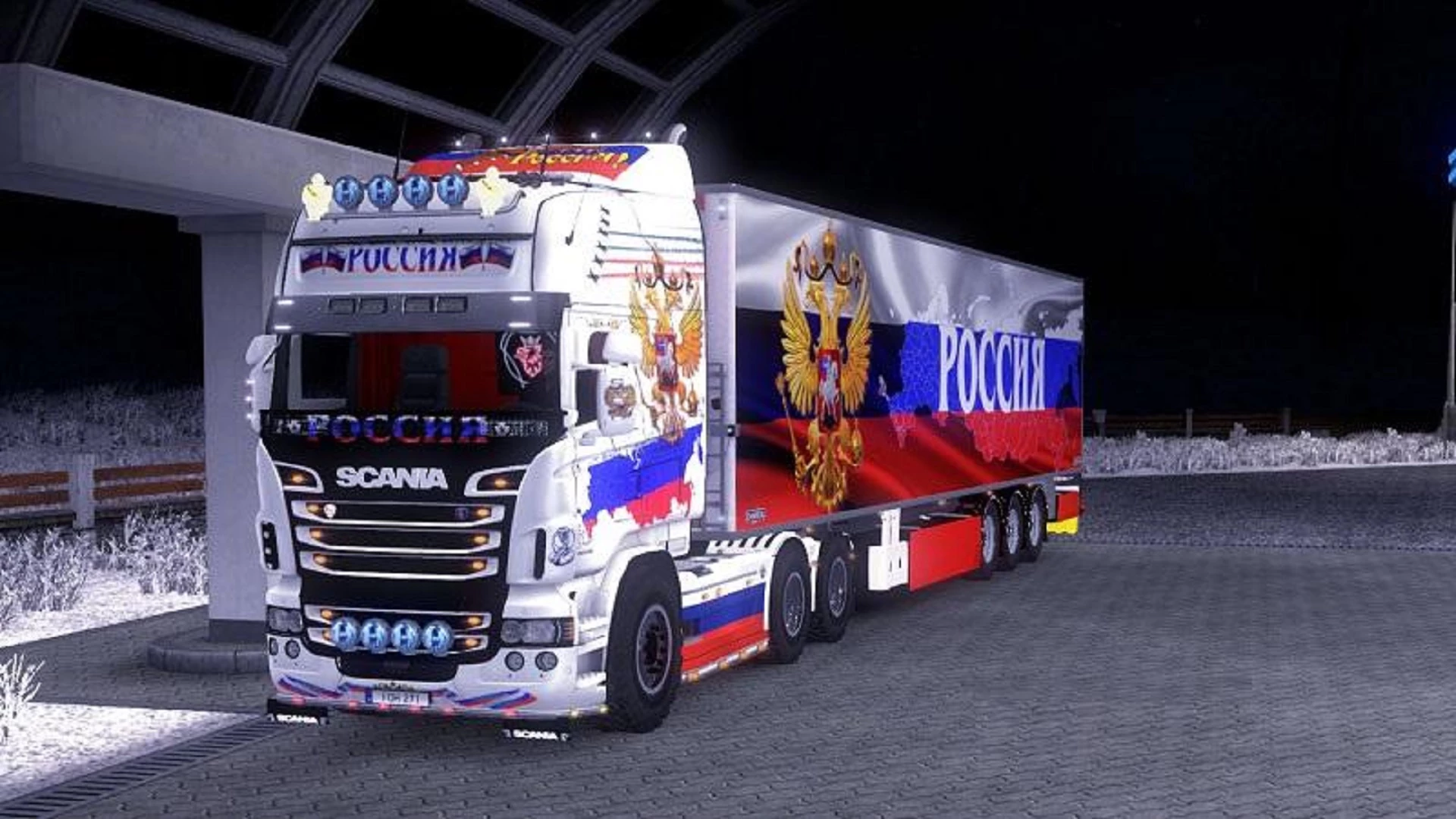 ETS2 Rusian Combo Tuning for all trucks and trailers 1.43 2.0 - ETS 2