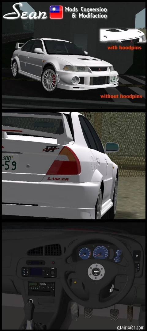 Mitsubishi Lancer Evolution VI - GTA: Vice City