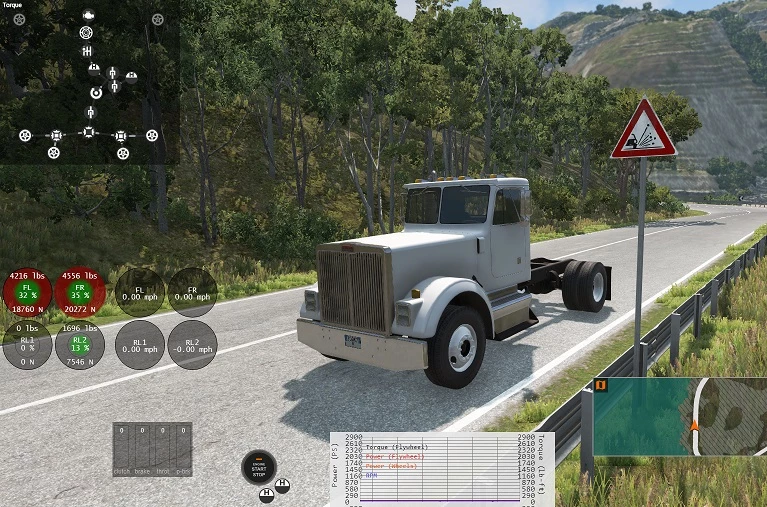 REALISTIC 18 SPEED FOR T-SERIES 1.0.1 - BeamNG.drive