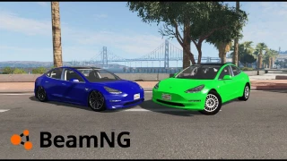 Download Tesla Model 3 - BeamNG.drive - ModLand.net