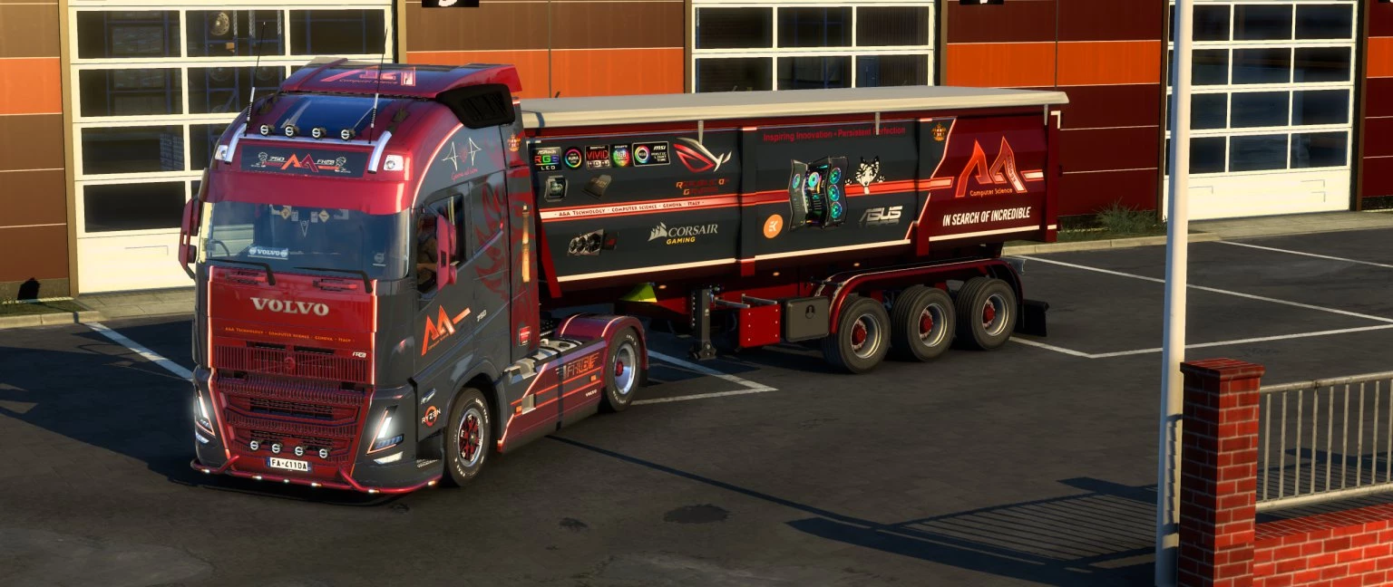 A&A Technology Dark Skinpack 2022 1.03 - ETS 2