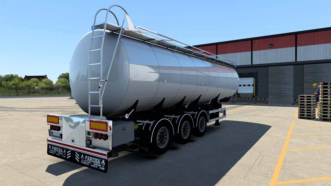 Cistern Parcisa Trailer 1.0 - ETS 2