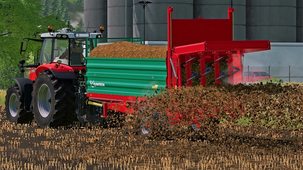 Farmtech Superfex 800 Manure Spreader/Trailer v 1.0 - FS 22