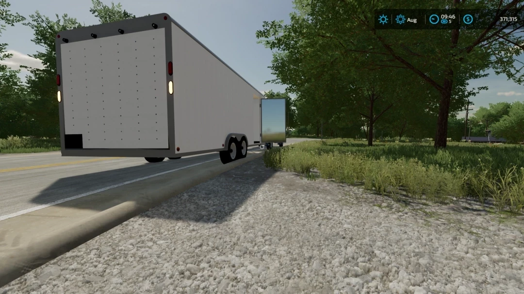 FS22 20FT Enclosed Trailer v 1.1 - FS 22