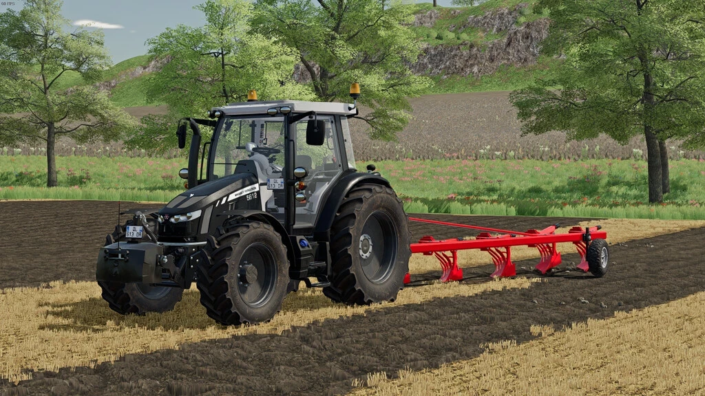 Lizard Famed 5 Spring Plow v 1.0 - FS 22