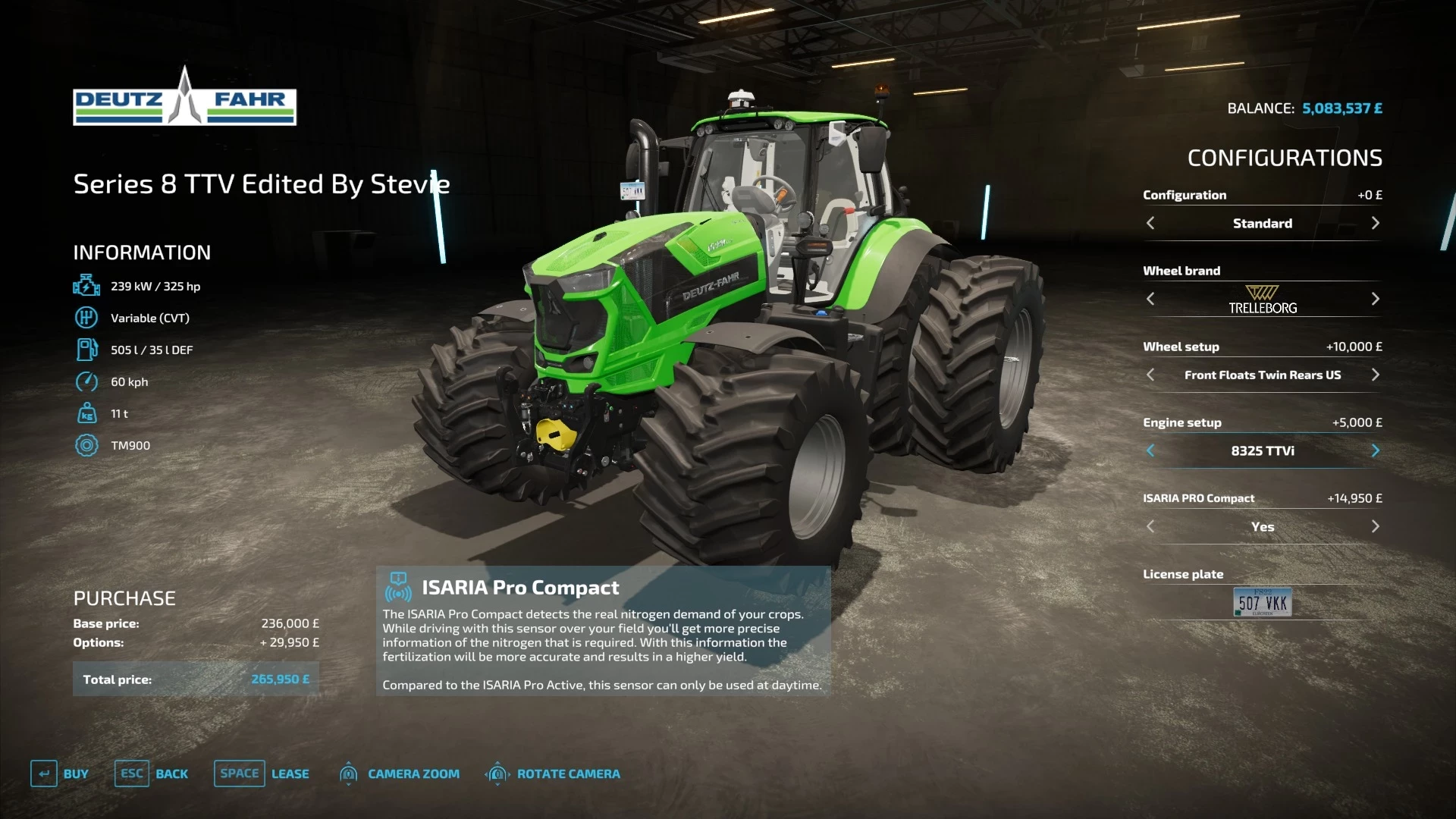 Precision Farming Updated Tractors Pack 1 By Stevie - FS 22