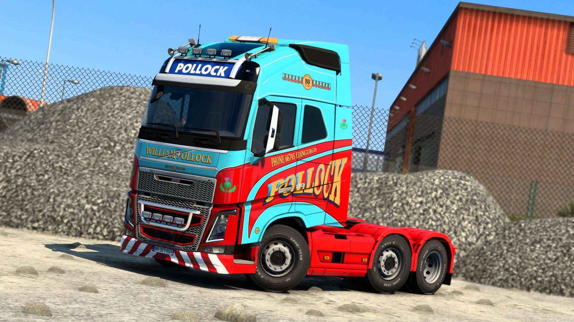 Volvo FH16 Pollock Scotrans skin 1.0 - ETS 2