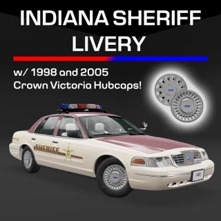 Indiana Sheriff Livery w/ '98 & '05 Hubcaps for Maxy's Crown Vic 1 ...