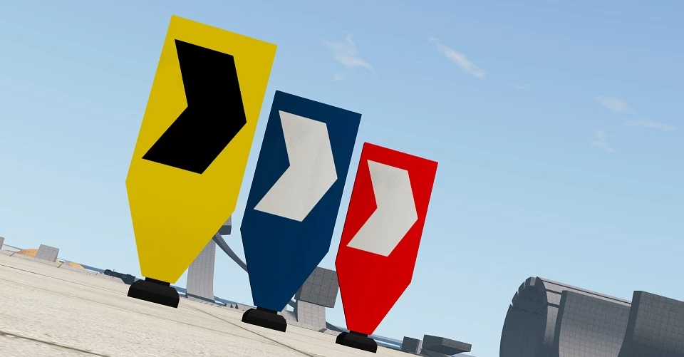 Road Marker Props 1 - BeamNG.drive