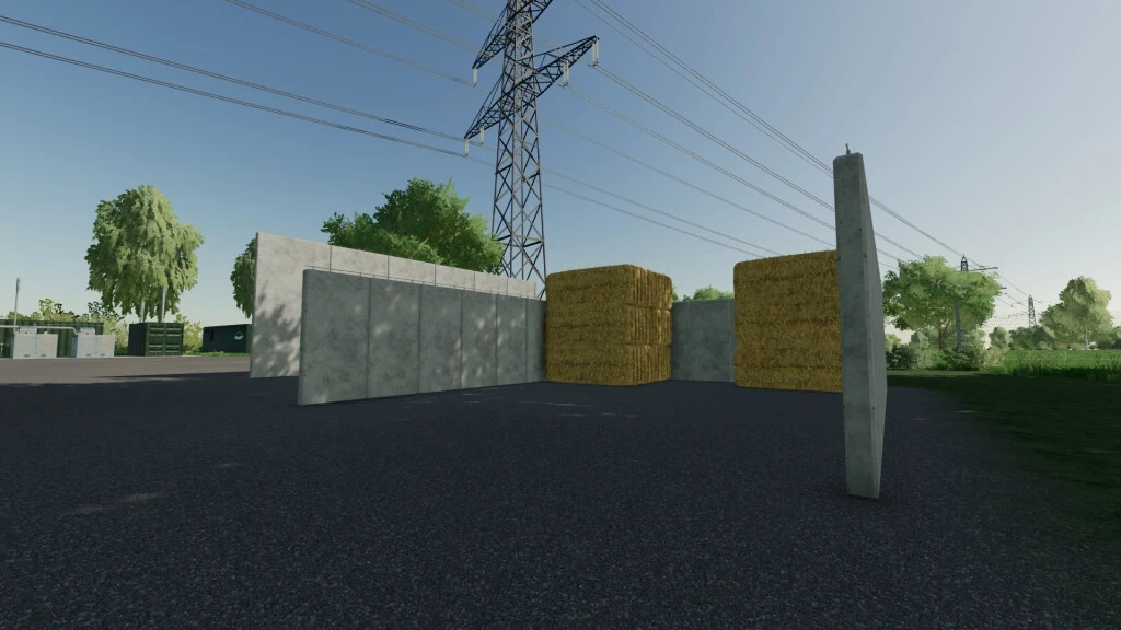 Concrete Walls (Prefab) v 1.0 - FS 22