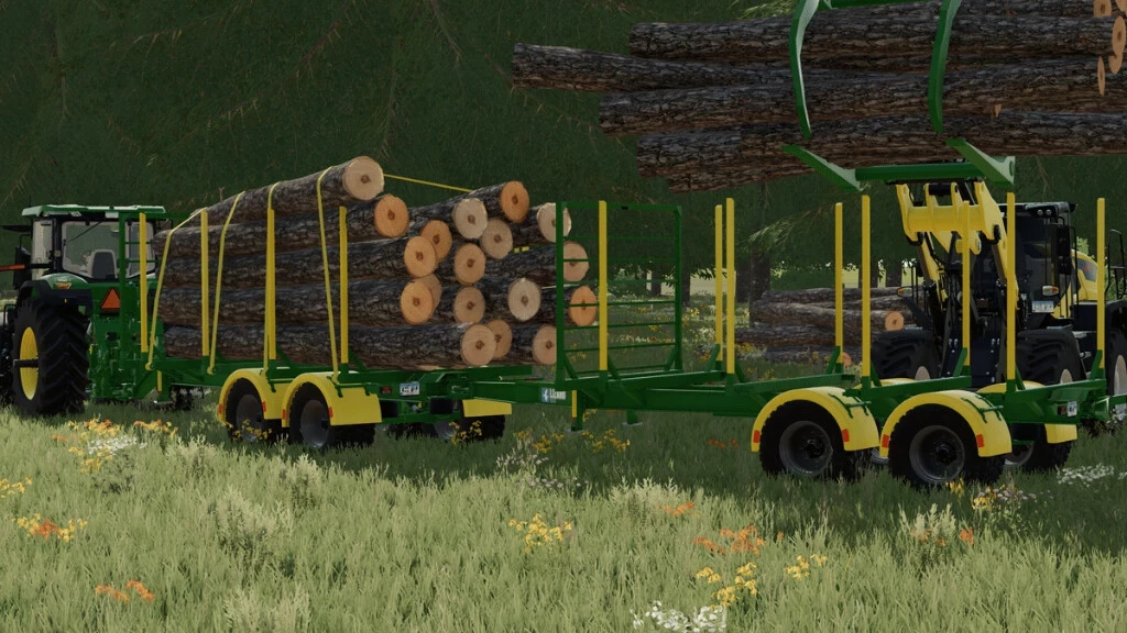 Lizard LT679 Short Log Trailer v 1.0 - FS 22