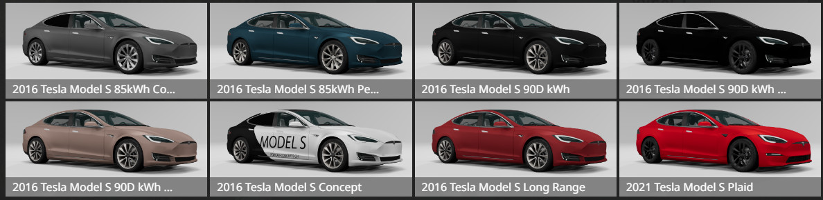 Tesla Model S 1 - BeamNG.drive