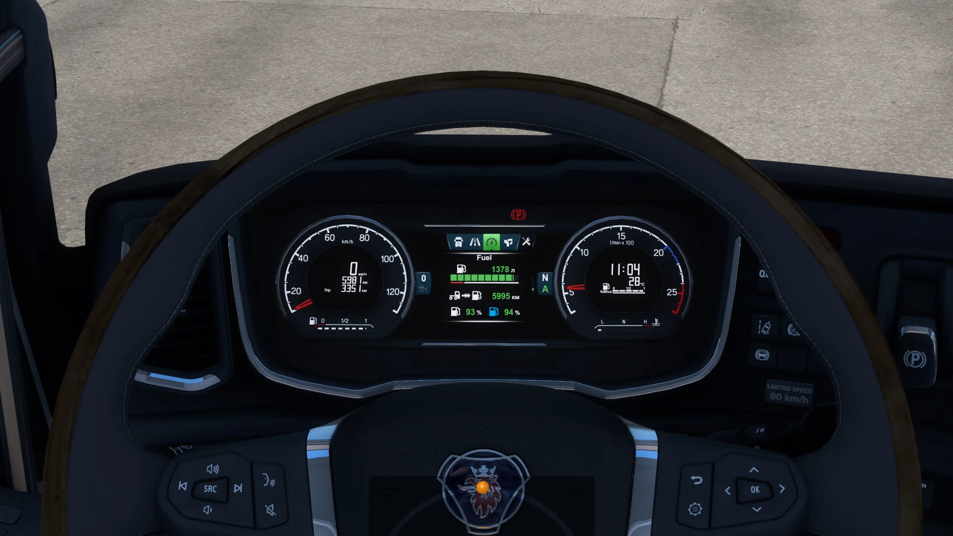 Scania 2016 Improved Dashboard v3.0 - ETS 2