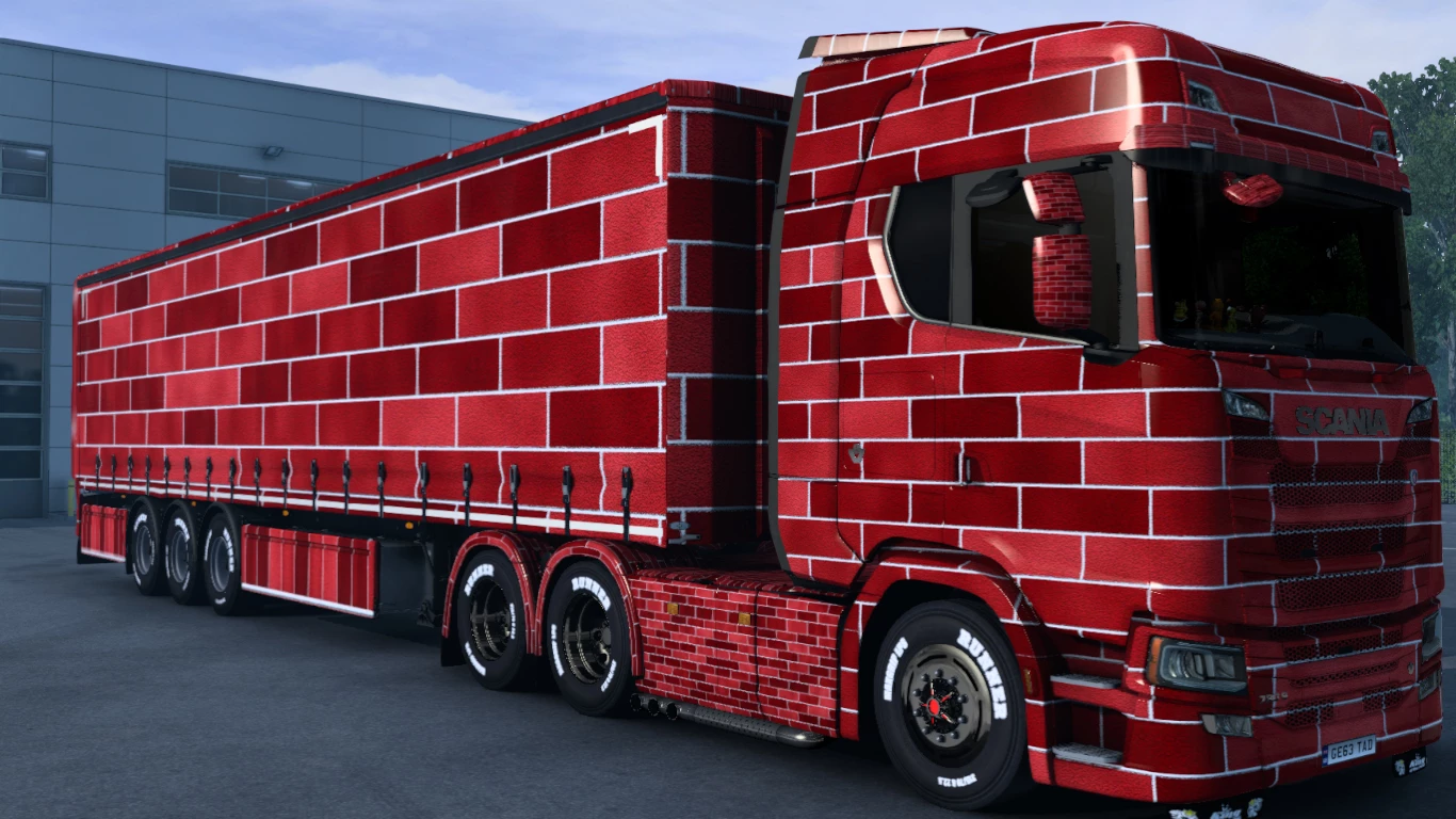 RED WALL SKIN 1.40 - 1.44 - ETS 2